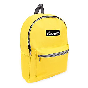 Everest Basic Backpack, Lemon, One Size