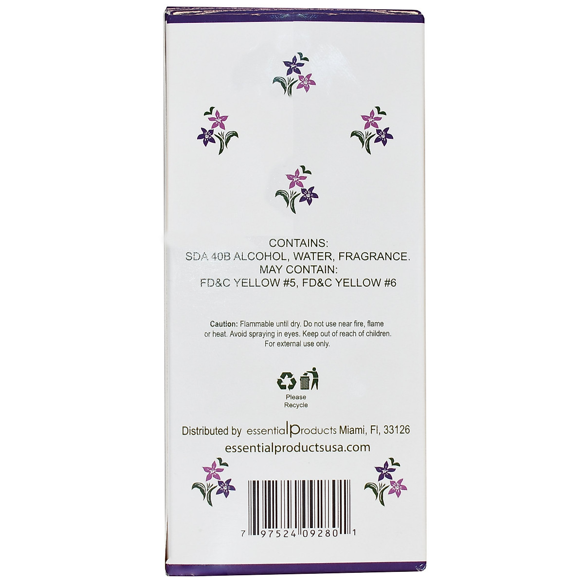 Corlys Cologne Violetas in box 8 oz