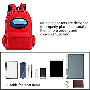 JR rutien Backpack Laptop Indoor Outdoor Sport Travel Hiking Backpack 17 Inch(Red)