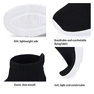 WXQ Men's Fashion Sneakers - Lightweight Breathable Walking Shoes Running Shoes Mesh Workout Casual Sports Shoes