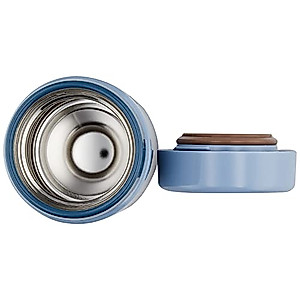 Tiger Water Bottle, 8.5 fl oz (250 ml), Lightweight, Screw Mug Bottle, Vacuum Insulated Bottle, Tumbler, Can Be Used For Mugs Hot or Cold Retention MCA-C025AS, Sax Blue