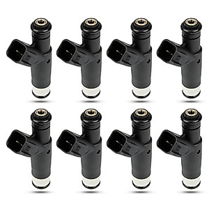 8 Pcs Fuel Injectors Compatible with 2004-2008 Ford F150 E150 E250 Lobo Explorer Mercury Mountaineer 4.6L Only Replace part# 4L3E-B4C FJ867 04861238AB