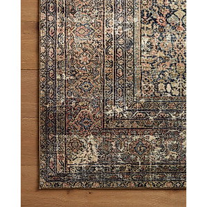 Loloi Amber Lewis x Morgan Denim/Multi 2'-3" x 11'-6" Runner Rug