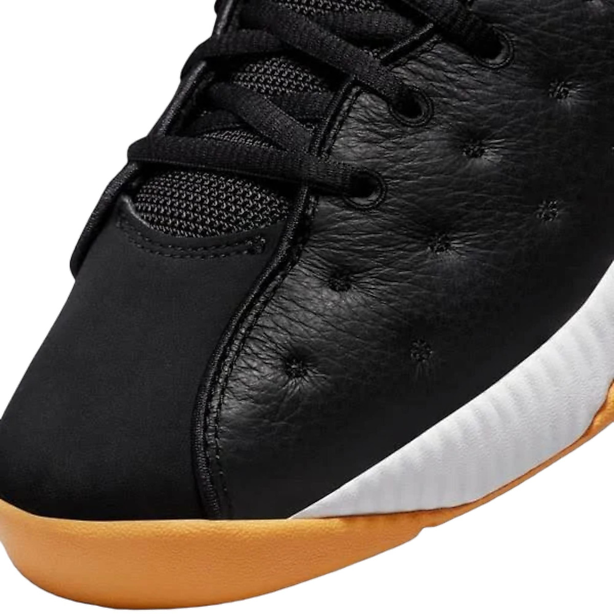 Nike Men's Jordan Jumpman Team II Basketball Shoe, Black/Taxi/White, 9.5 US