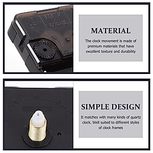EXCEART Clock Movement Mechanism- Wall Clock Movement Mechanism Clock Repair Parts Replacement Battery Operated Silent Clock Movements