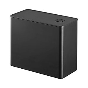 Yamazaki Home Airtight Canister, Vacuum Sealed Ground Coffee Storage Container | Polypropylene, One Size, Black