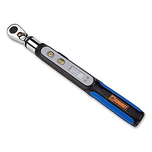 Summit Tools Bit-Head Digital Torque Wrench, 1/4 inch Drive Adopter, 0.221-4.424 ft-lbs Range, Measure Peak Torque, Compact Size, Calibrated (BMS2-006CN-S)