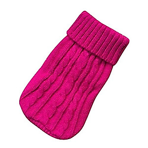 HonpraD Christmas Dog Shirts for Medium Dogs Coat Cat Puppy for Small Sweater Dogs Clothes Winter Jacket Pet Clothes Teacup Dog Dresses