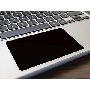 Ecomaholics ® 2 Pack Trackpad Touch Pad Protector Cover Skin for ASUS Chromebook Flip C214 11.6 inch 2-in-1 Laptop Matte Finish Anti Fingerprint/Scratch Laptop Skin Accessories, Black