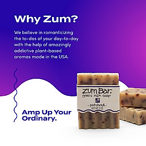 Zum Bar Goat's Milk Soap - Patchouli - 3 oz (3 Pack)