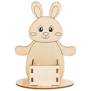 Baker Ross AT506 Easter Egg Cup Kits - Pack of 4, Creative Art and Craft Supplies for Kids to Make and Decorate