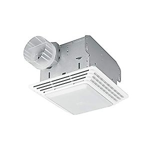 Broan-NuTone HD80L Heavy Duty Ventilation Fan, Residential or Commercial Installation, 80 CFM, 2.5 Sones,White