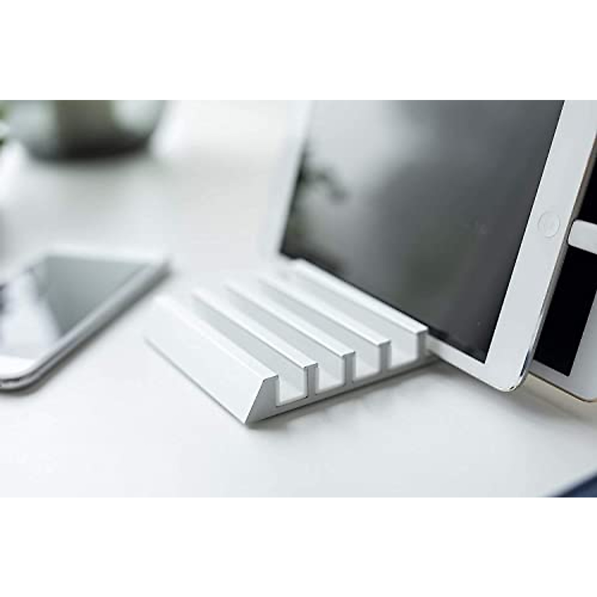 Yamazaki Multi Device Home Phone and Tablet Stand, One Size, White