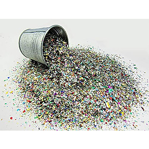 Sparkle Metallic Confetti - Jumbo Mylar Rainbow Foil Confetti Bag Perfect for New Years, Surprise Parties, Birthdays, Photo Shoots, Engagements & Weddings (300 Grams) by JPACO