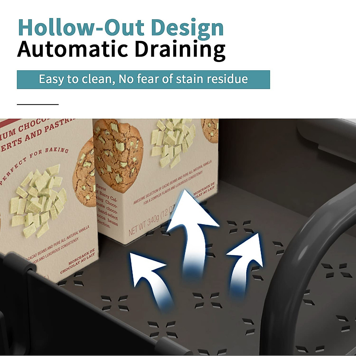 2 Pack Under Sink Organizer and Storage, 2-Tier Sliding Bathroom Organizer with Hook, Multi-Use for Kitchen/Bathroom/Laundry room Organization, Black