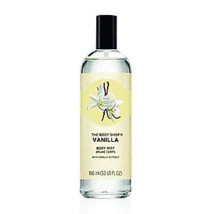 The Body Shop Vanilla Body Mist – Refreshes and Cools with a Sweet Scent – Vegan – 3.3 oz