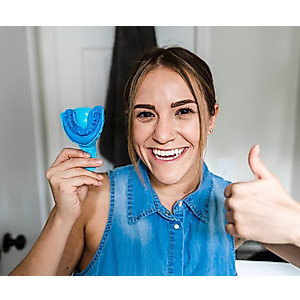 SENTINEL MOUTHGUARDS Custom Night Guard for Lower Teeth | Protects Against Teeth Grinding and Jaw Clenching | Thin, Hard, Non-Flexible, Safest Materials BPA Free | Perfect for Daytime Use