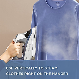 BLACK+DECKER Allure Professional Steam Iron, D3030, 30% More Steam, Percison Tip, Stianless Steel Soleplate, Vertical Steam Fuction