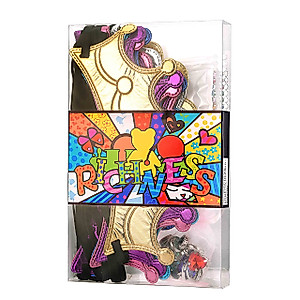 Richness DIY Party Crowns Foam Kids Tiaras Make Your Own Crowns with Jewel Stickers Party Favors for Kids Pack of 12 … (Multicolor) …