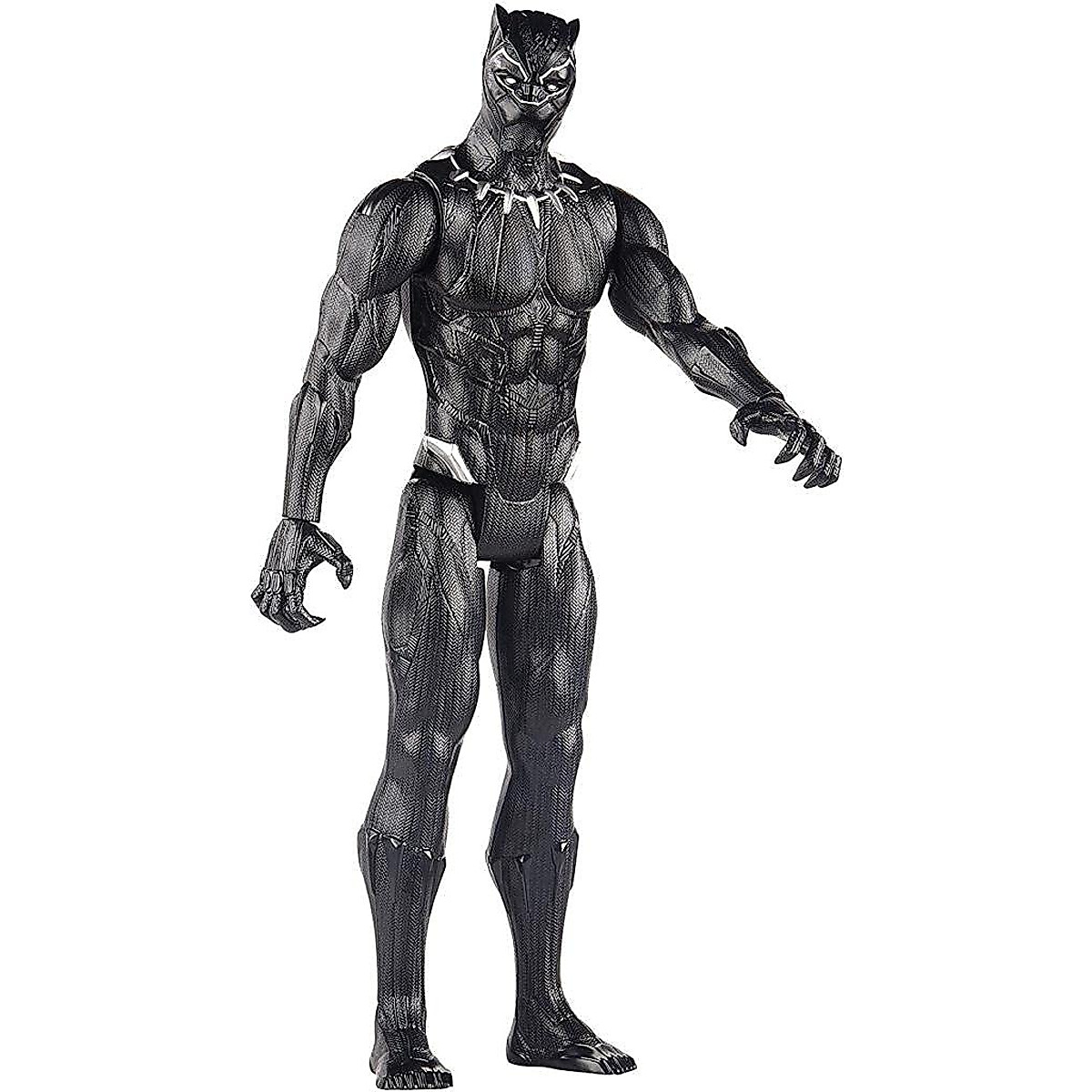 Marvel Titan Hero Series Black Panther Action Figure, 30 Cm Toy, Inspired Universe, for Children Aged from 4 Years