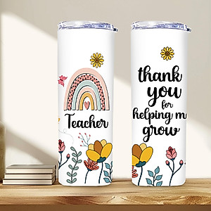 DHQH Teacher Christmas Gifts for Women, Teacher Thanksgiving Gifts,Teacher Appreciation Gifts from Friends Sister Mom, 20 Oz Travel Tumbler