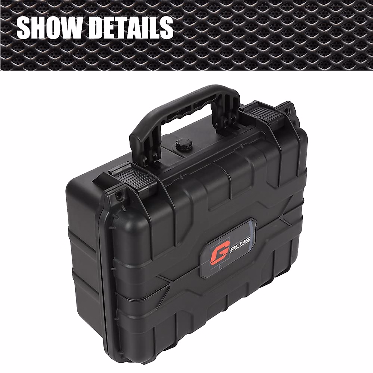 G-PLUS Graded Card Storage Box Compatible with BGS PSA SGC FGS Weatherproof Graded Sports Trading Cards(Large, Black)