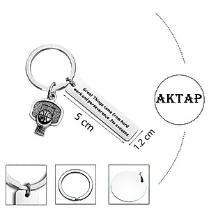 AKTAP Basketball Player Gift Basketball Lover Keychain Gift For Basketball Team