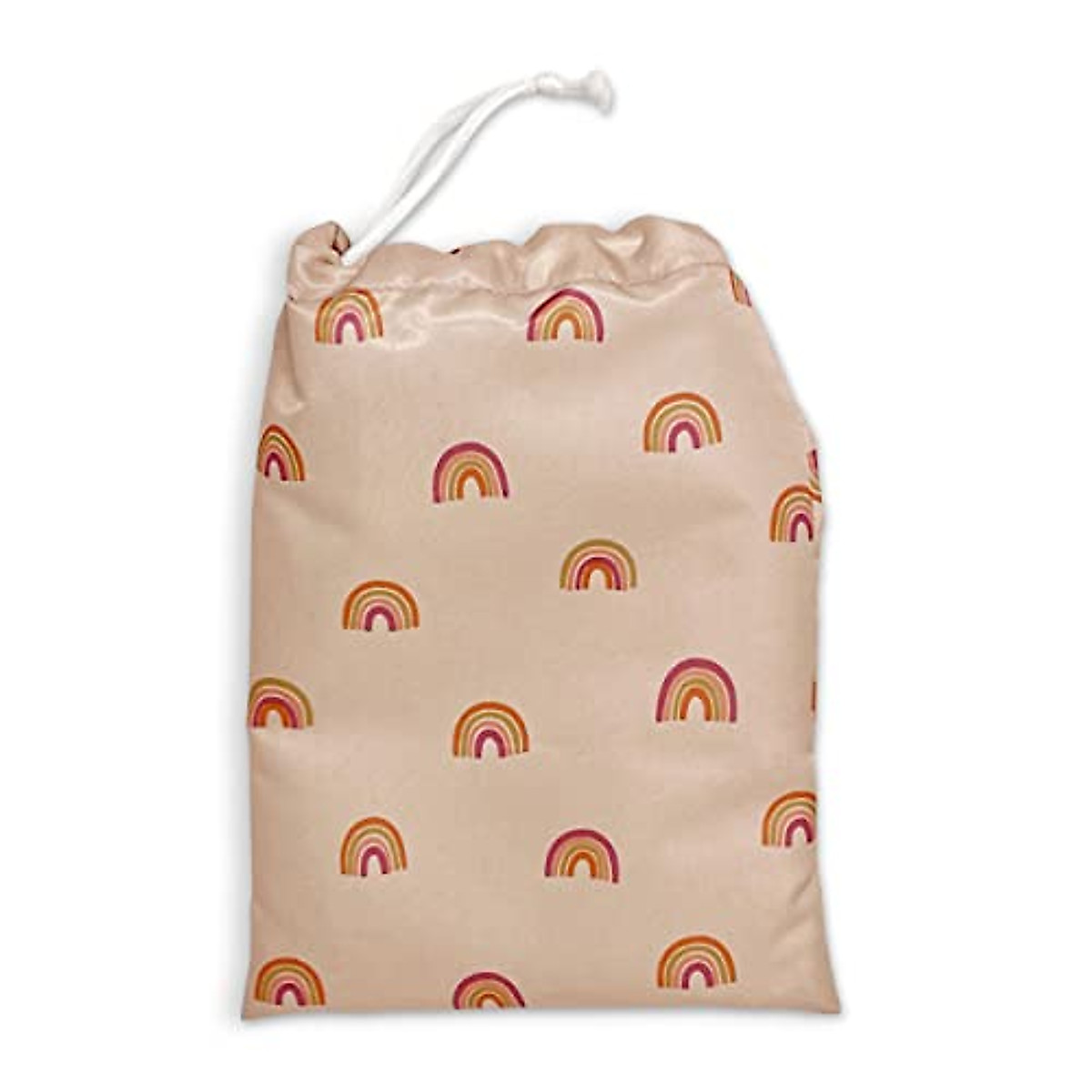 Tiny Twinkle Mess-Proof Splat Mats for Under high Chairs or Table Cover Art Projects for Baby and Toddler - Waterproof, Washable Floor or Table Splash mat 51" x 51" (Boho Rainbow)