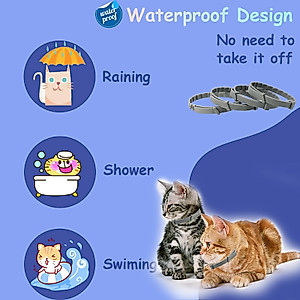 Didakay 4 Pack Calming Collar for Cats, Cat Calming Pheromones Indoor and Outdoor Activities, Natural Scent Adjustable Fit Kittens to Large Cats Relieve Stress Calming Products