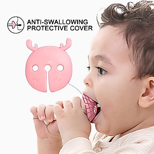 Toddler U-shaped toothbrush foam toothpaste set，Kids Silicone Toothbrush 360°Oral Teeth Cleaning for Toddlers Manual Training ToothBrush 2-5 Years,Kids Foam Toothpaste with Orange Flavor(Pink)