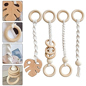 ARTIBETTER 4pcs Baby Stroller Toys Car Hanging Bell Rattles Toys Newborn Crib Toys Infant Play Music Newborn Gift Baby Girl and Boy Gym for Birthday