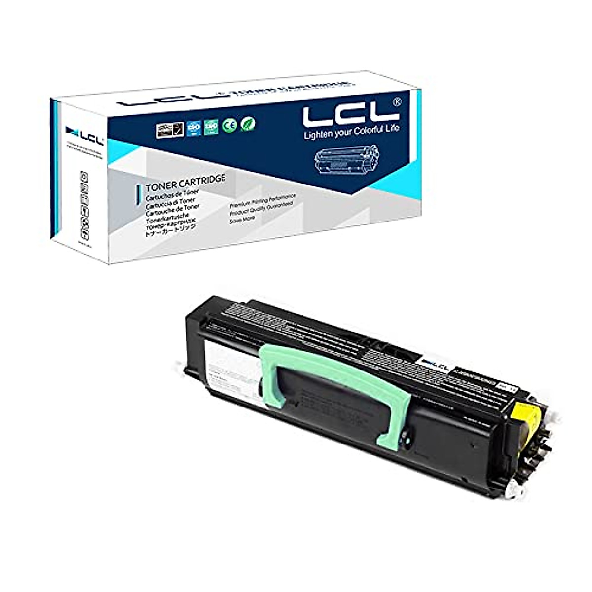 LCL Compatible Toner Cartridge Replacement for Lexmark 24035SA 24015SA 34035HA E230 E330 E330N E330TN E332 E332N E332TN E340 E342N E342TN E230 E232 (1-Pack Black)