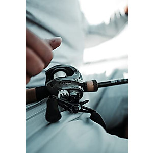 13 FISHING - Inception Slide Baitcast Reel - 8.1:1 Gear Ratio - Left Hand Retrieve (Fresh+Salt) - INSLD2-8.1-LH, Gray