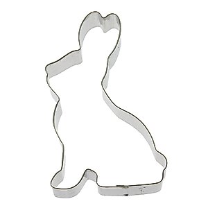 Peter Cottontail Rabbit 5 Inch Cookie Cutter from The Cookie Cutter Shop – Tin Plated Steel Cookie Cutter