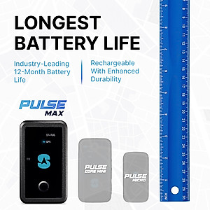 Spytec GPS MAX 12 Month Battery for Long-Term Tracking, Hidden Weatherproof GPS Tracker for Cars, Vehicles, Loved Ones, Trailers, RV - Unlimited Worldwide Real-Time GPS Tracking - Low Cost Plan