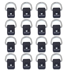 FGen 16pcs D-Type Buckles Backrest Buckles Special Buttons For Kayak Kayak Accessories