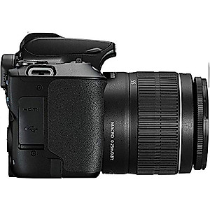 Canon EOS 250D (Rebel Sl3) DSLR Camera w/EF-S 18-55mm F/3.5-5.6 Zoom Lens + 32GB Memory + Case + Tripod (20pc Bundle) (Renewed)