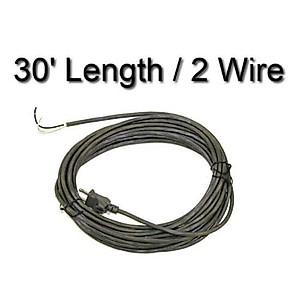 30Foot Gray 17 Gauge Fit All Upright Vacuum Power Cord Compatible with Eureka Bissell Shark Dyson Upright Vacuum Cleaners