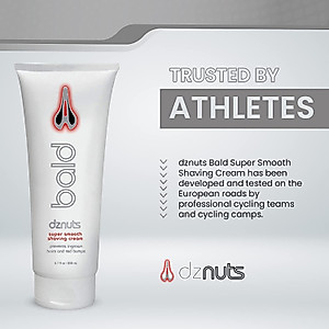 dznuts - Bald Super Smooth Shaving Cream - Prevents Razor Burns, Ingrown Hairs, Cooled and Moisturized Skin - 6.7 fl. oz, 3 Pack