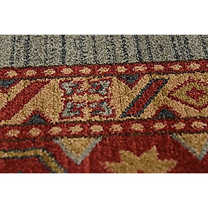 Unique Loom Sahand Collection Traditional Geometric Classic Light Blue Area Rug (7' 0 x 10' 0)