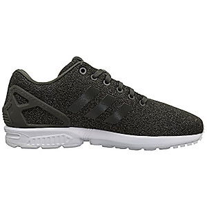 adidas Originals Women's Zx Flux Sneaker, Utility Grey/Utility Black/Silver Metallic, 5.5 M US