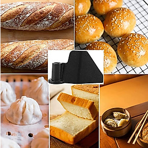 Bread Maker Paddle, kitchen Bread Maker Kneading Blade Part Mixing Paddle Replacement for Breadmaker Machine Black Bakery Kitchen Helper Accessory