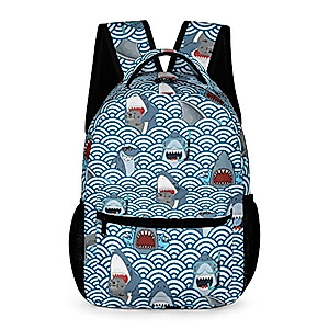 MAZACUIR Shark Backpack for kids,cartoon Backpack Boy School Backpacks, Backpack for kids