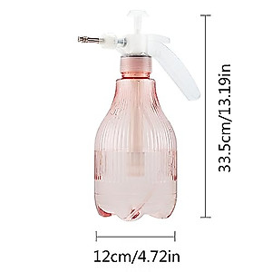 Brass Sprinkler Large Capacity Pressure Watering Can Garden Sprinkling Kettle Air Pressure Watering Kettle Household Watering Flowers Flower Watering Tools (Pink, One Size)