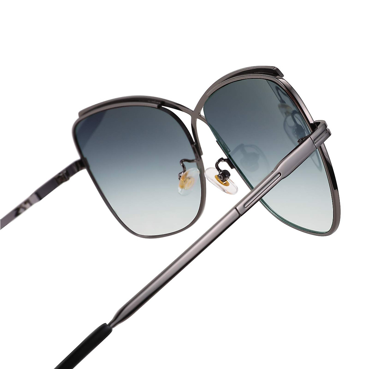 FEISEDY Womens Aviator Sunglasses Oversized Butterfly X Shape Design Cateye Cute Lady Sunglasses B2738