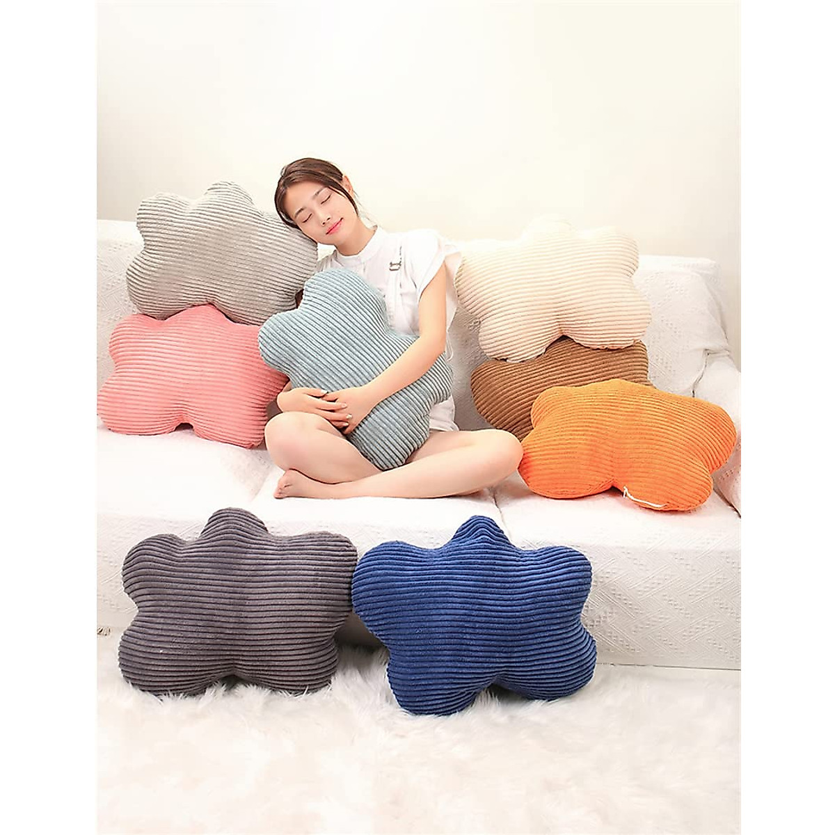 Zuwxeu Cloud Pillow Home Sofa Plush Cushion Soft Office Floor Pillows & Cushion Room Decoration Pillow