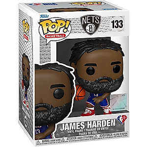 POP NBA: Nets - James Harden (City Edition 2021) Funko Vinyl Figure (Bundled with Compatible Box Protector Case)