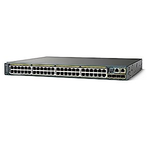 Cisco WS-C2960S-48FPD-L 48 Port PoE Gigabit Switch w/ STACK (Renewed)