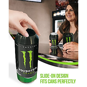 BeerSkin Skywin Silicone Can Sleeve, 3 Pack 12 oz (355 ml) Soda Can Sleeve, Disguises Can as Soda (Black)