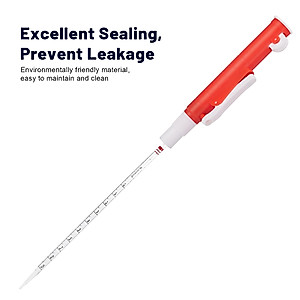 Etallwit Pipette Pumps, Set of 3 lab Handheld Pumps: 2ml Blue, 10ml Green, 25ml Red, Fit Glass or Plastic Pipettes 3pcs